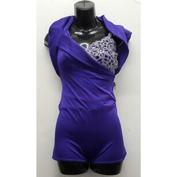 Kelle | Costumes | Dance Costume Kelle Large Child Purple Unitard Jazz ...